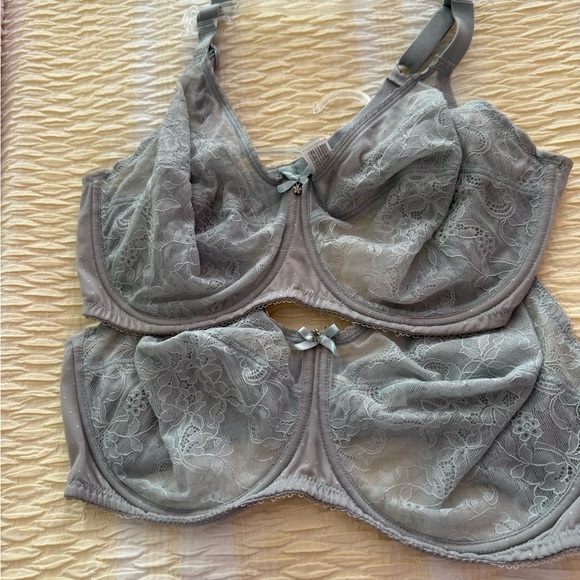 Wacoal | Intimates & Sleepwear | Wacoal Lace Underwire Bra In Soft Blue ...